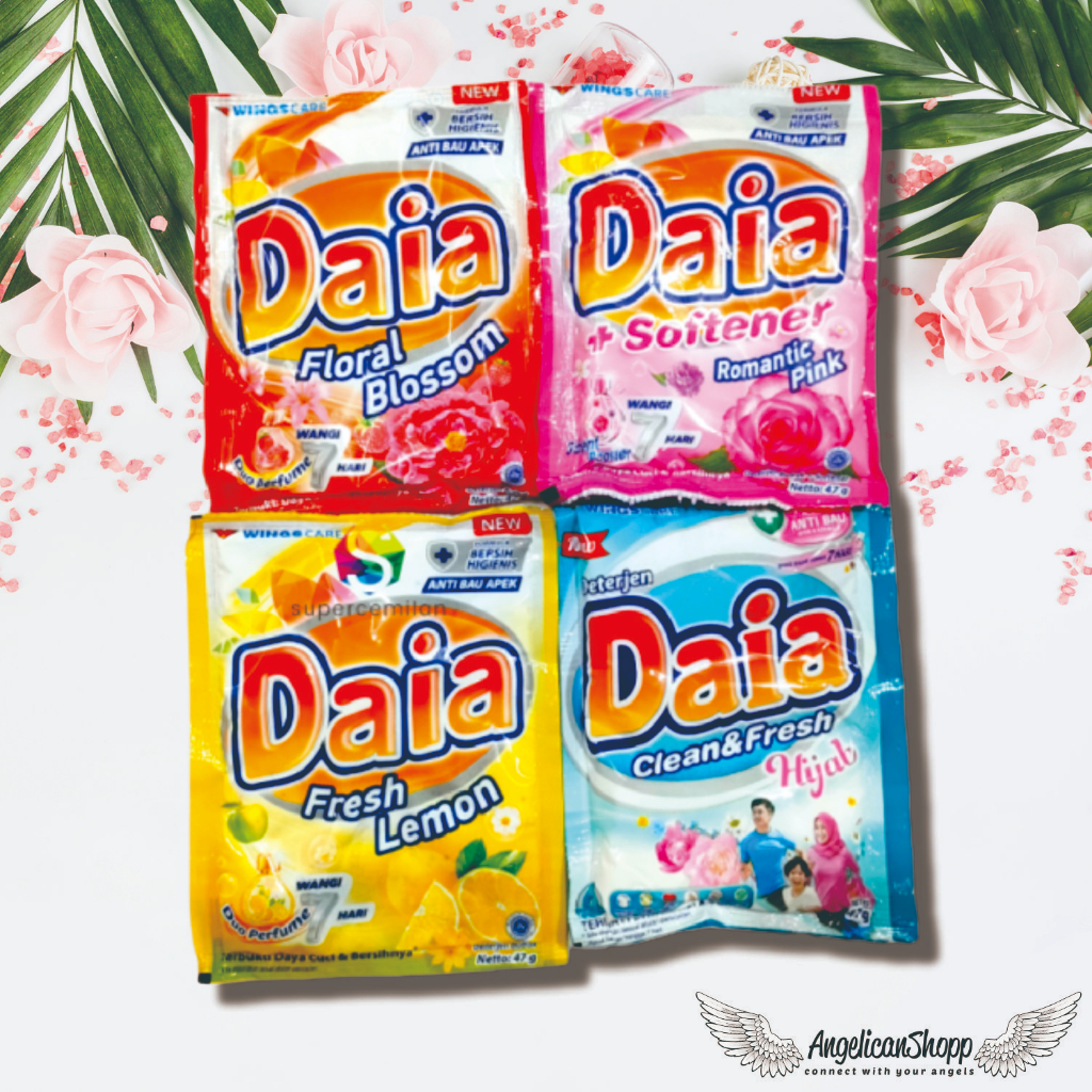 Jual DAIA DETERGEN BUBUK 46GRAM SACHET | Shopee Indonesia