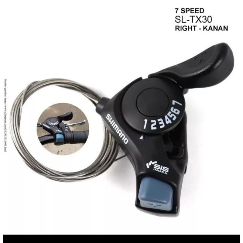 Jual Shifter Sepeda Shimano SL-TX30-7R OPERAN | Shopee Indonesia