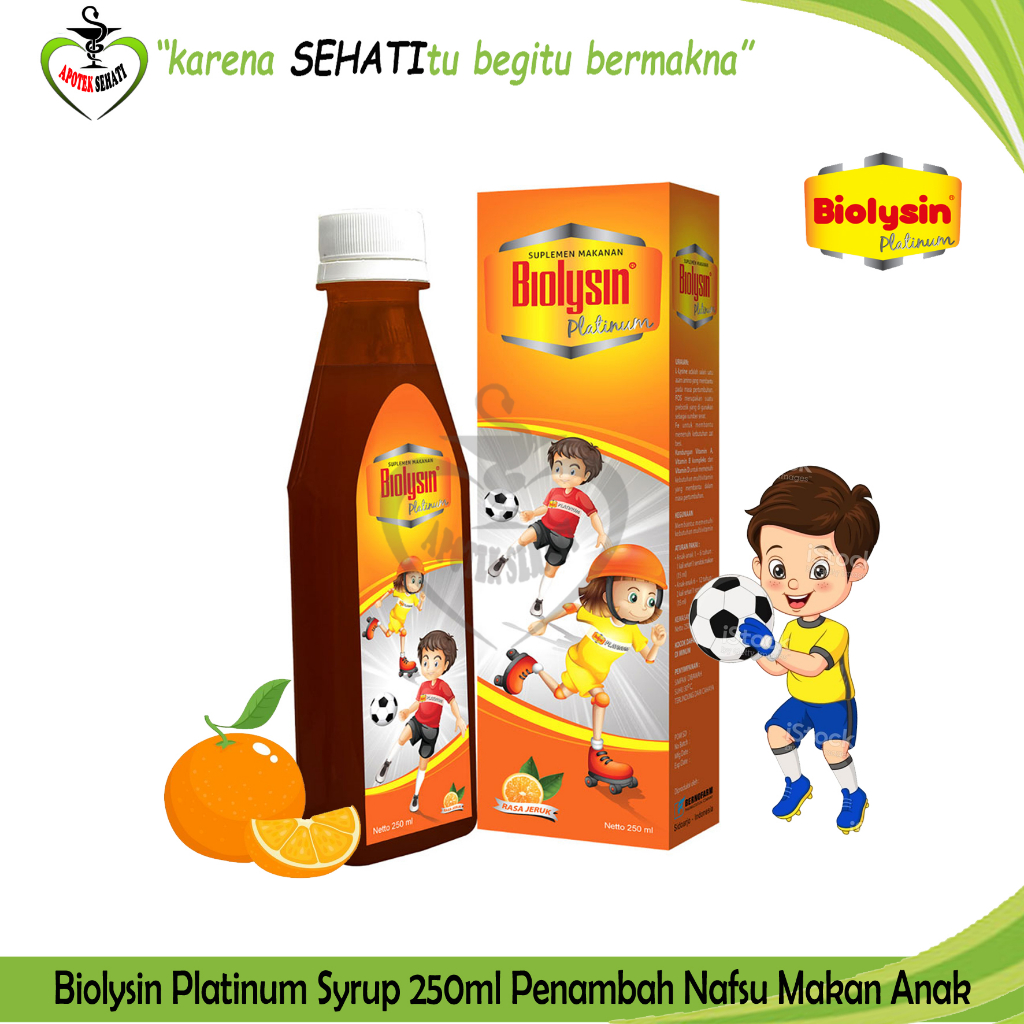 Jual Biolysin Platinum 250ml Suplemen Membantu Memenuhi Multivitamin ...