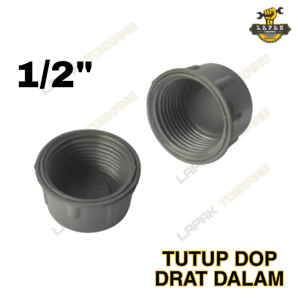 Jual Tutup Dop Cap Drat Dalam 1/2 Inch | Shopee Indonesia
