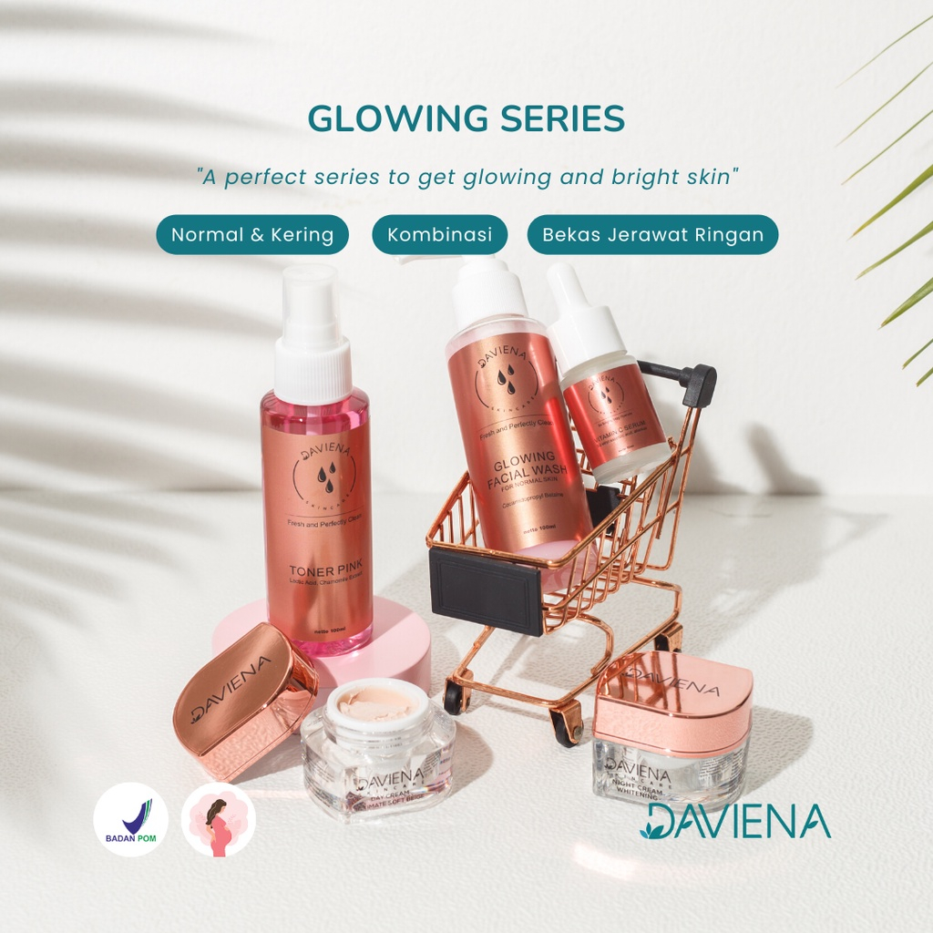 Jual DEVIENA SKINCARE PAKET GLOWING SERIES | DAVIENA SKINCARE | Shopee ...