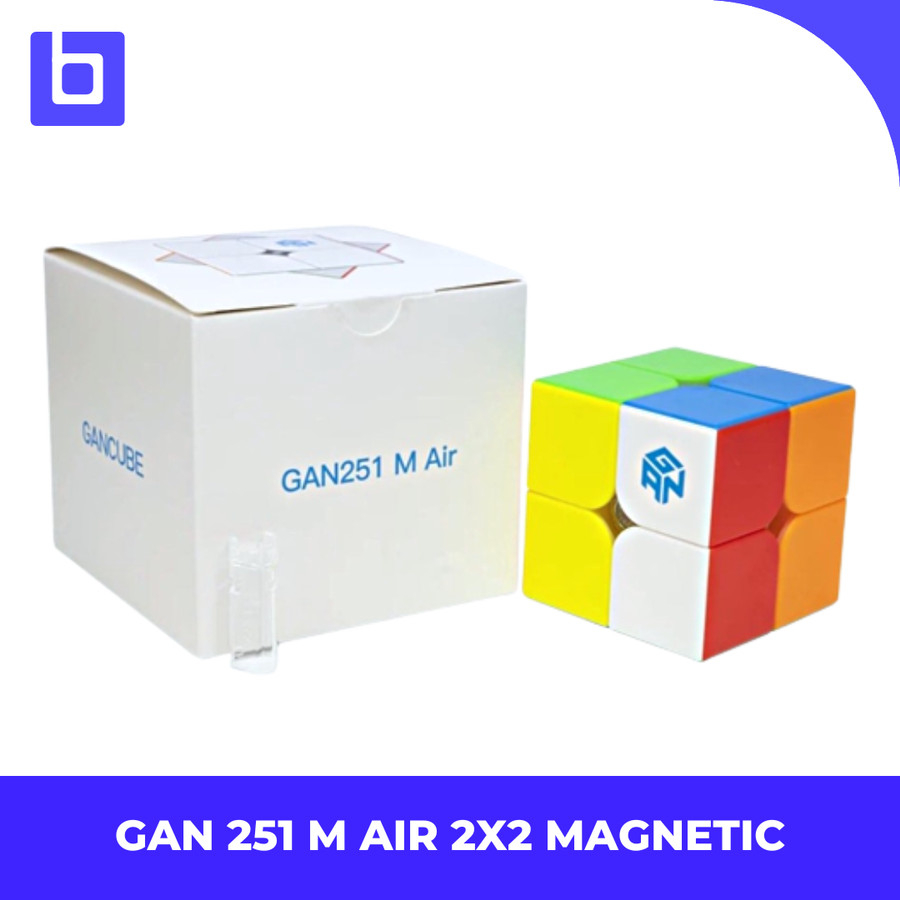 Jual Cube 2x2 GAN 251 M Air Magnetic cube 2x2 Stickerless Original ...