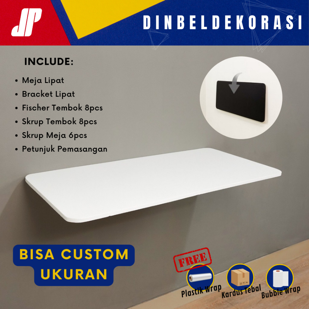 Jual CUSTOM MEJA LIPAT BRACKET / MEJA SIKU LIPAT / MEJA KERJA / MEJA ...