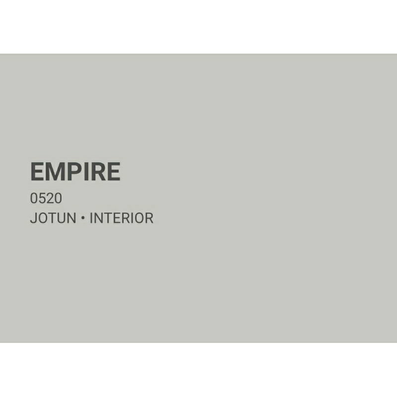 Jual CAT TEMBOK INTERIOR & EXTERIOR JOTUN - EMPIRE 0520 (PAIL) | Shopee ...