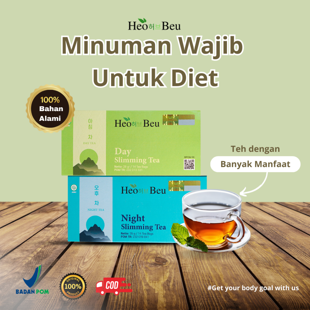 Jual HEO BEU SLIMMING TEA | TEH HEOBEU KOREA | ORIGINAL HEO BEO SLIMING ...
