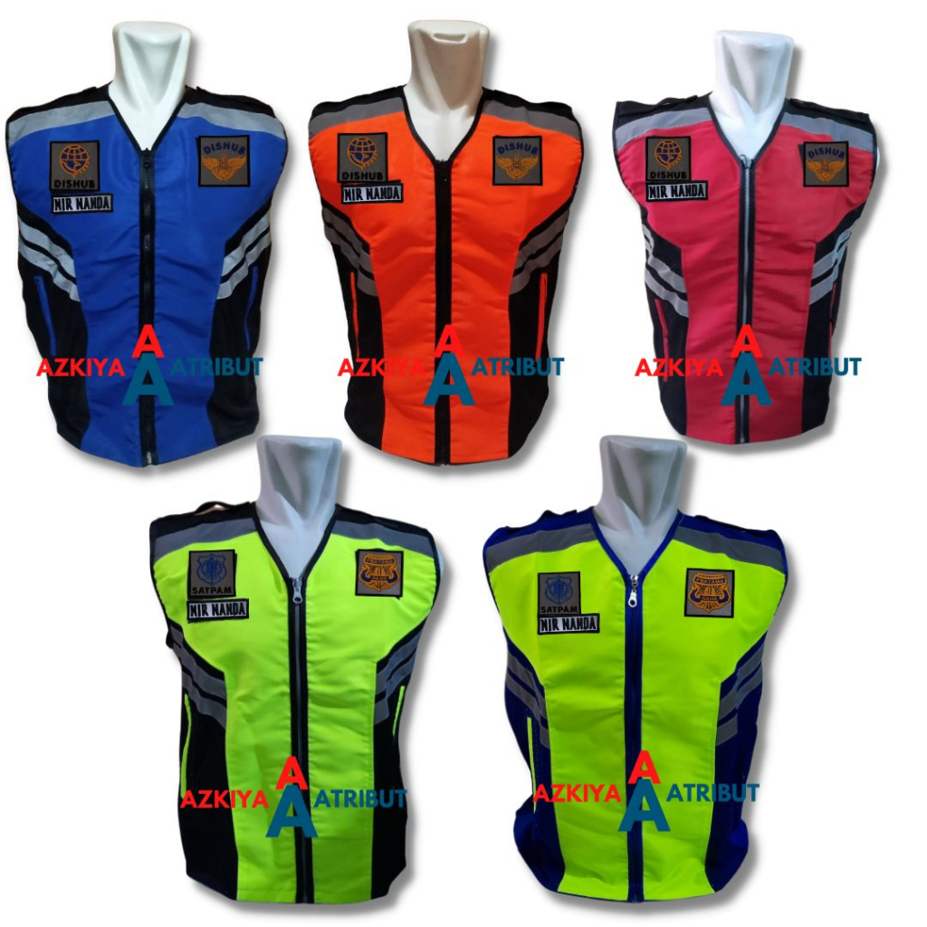 Jual Rompi Dishub Bahan Taslan Waterproof Terbaru | Rompi Multifungsi ...