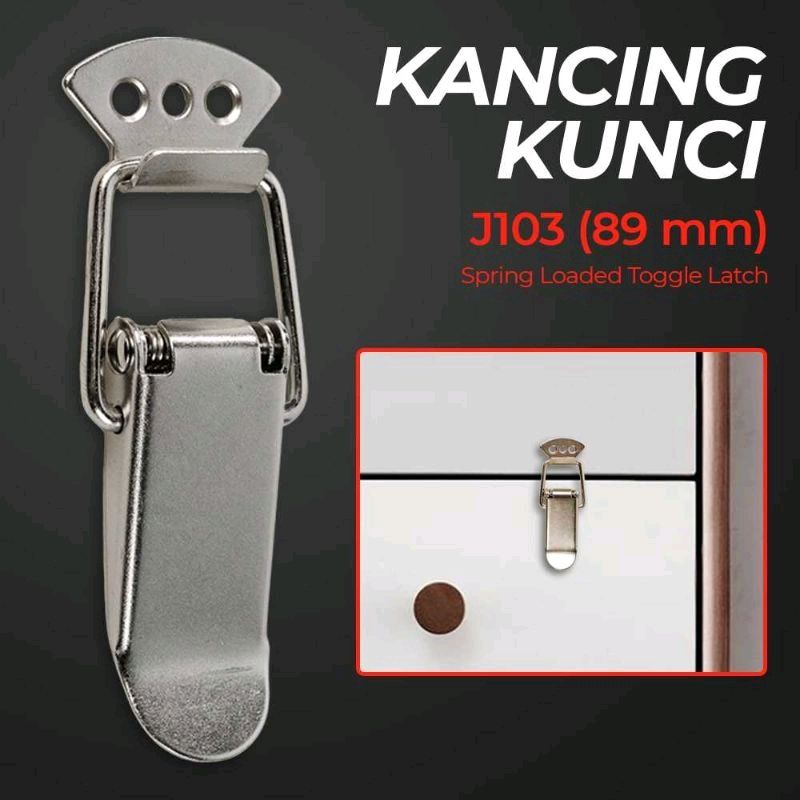 Jual HALOJAJU Kancing Kunci Spring Loaded Toggle Latch Catch Hasp KAK ...
