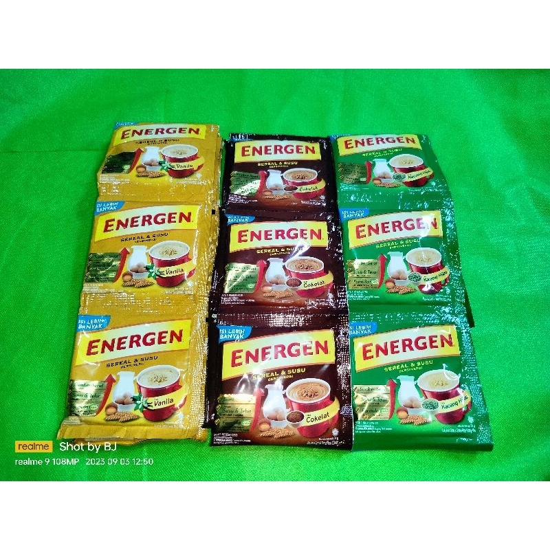 Jual ENERGEN SACHET 1 RENCENG ISI 10 PCS | Shopee Indonesia