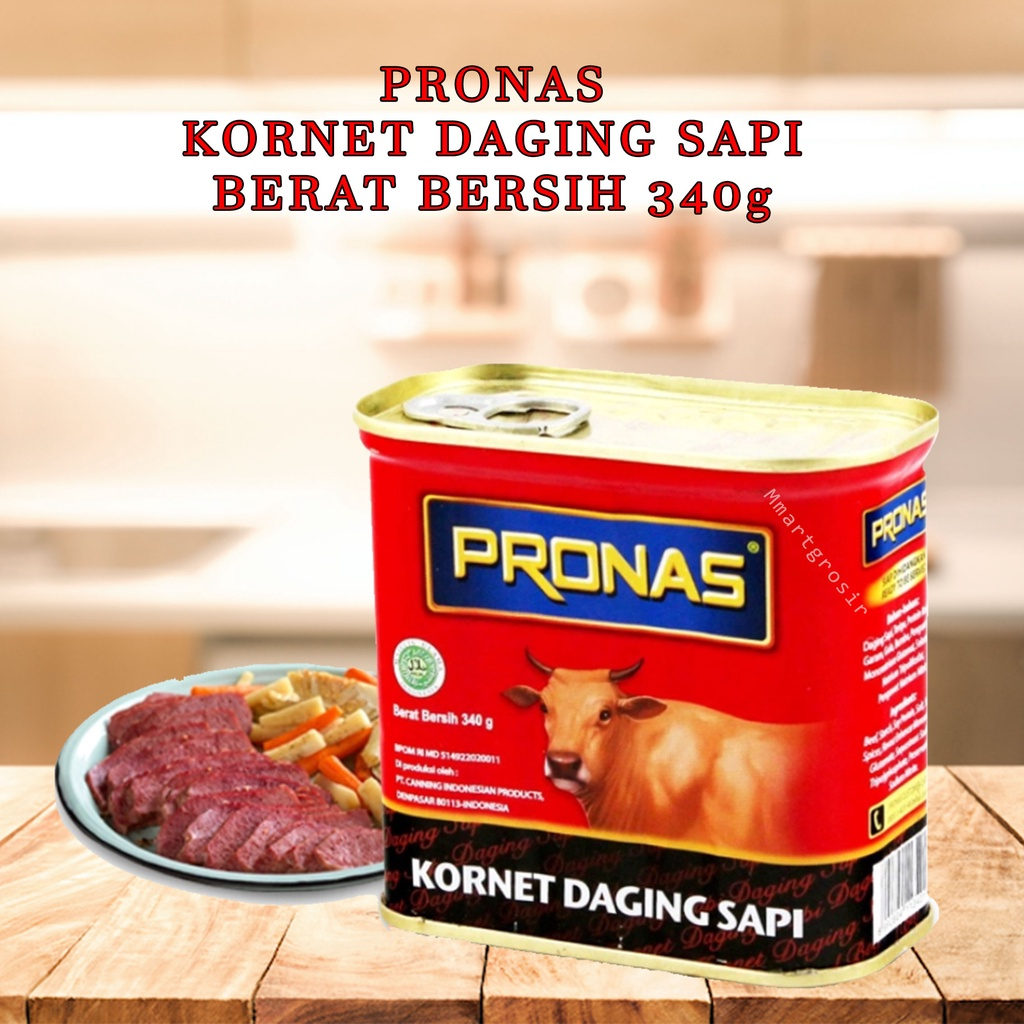 Jual Pronas Corned Beef 340gr Kornet Daging Sapi | Shopee Indonesia