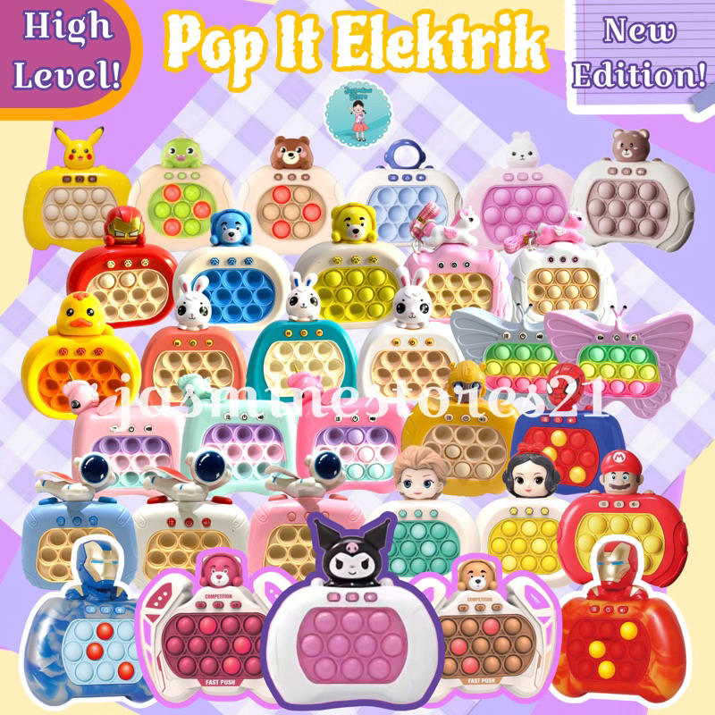 Jual Game Console Pop It Elektrik Electronic Elektronik Electric Fidget ...