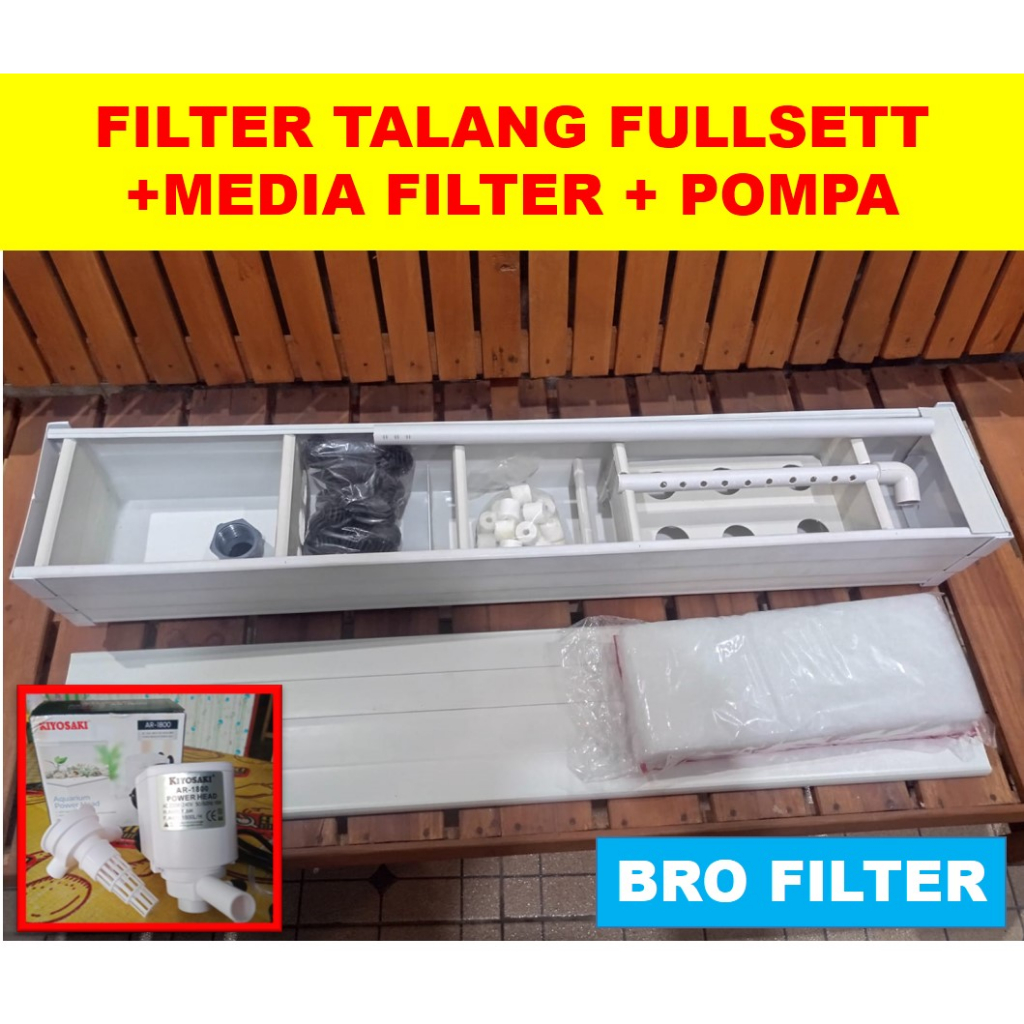 Jual FILTER TALANG AQUARIUM 80CM (FULLSET) | Shopee Indonesia