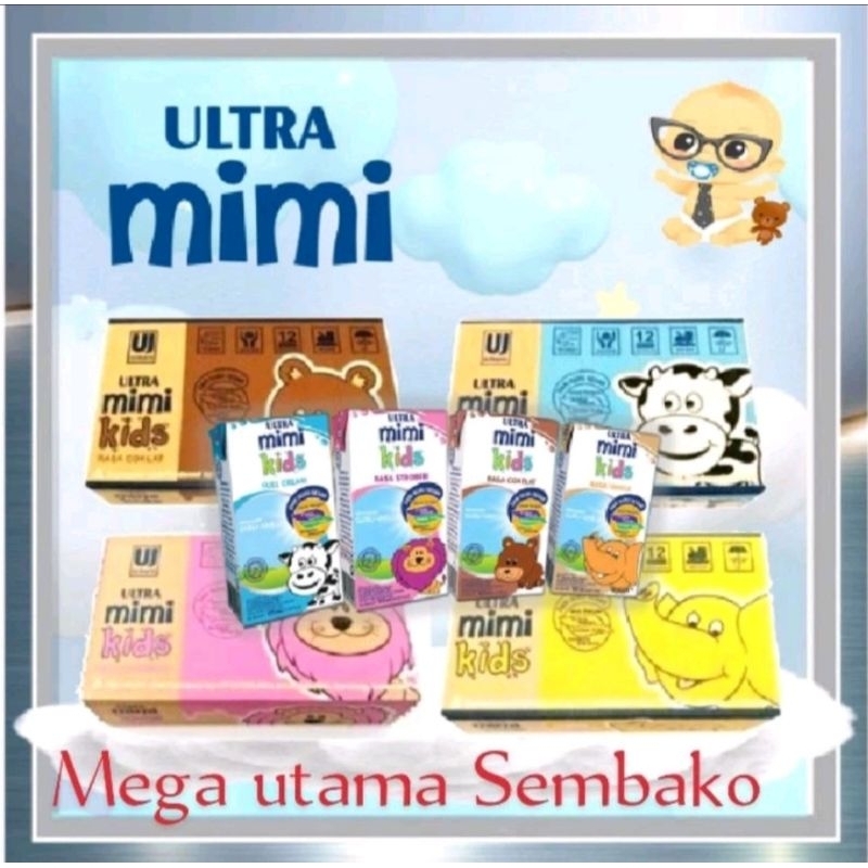 Jual Susu Uht ultra / Diamond / Ultra Mimi [ indomilk kids] uht kecil ...