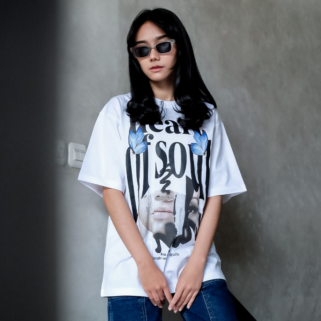 Jual Irish Kelly T-shirt Heart Of Soul | Kaos Putih Cotton Combed 24s ...