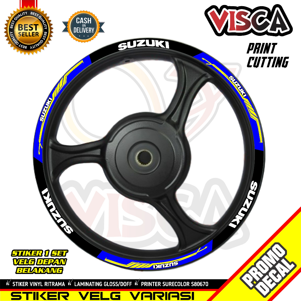Jual Stiker Velg List Velg Motor Stiker Velg Sticker Velg Ring 14 ...
