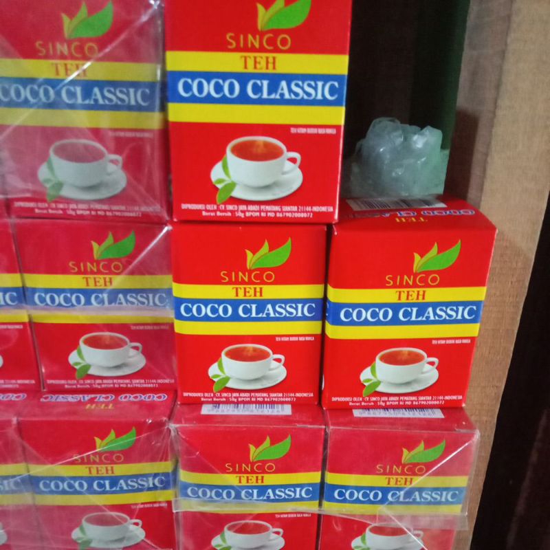 Jual TEH COCO CLASSIC BUBUK KOTAK ISI 50G | Shopee Indonesia