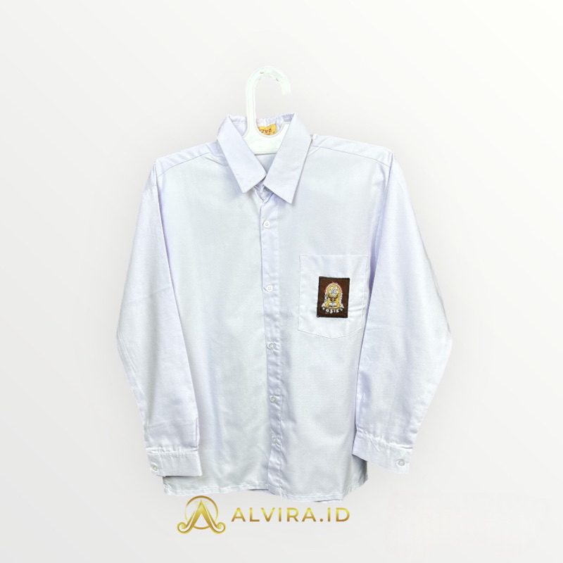 Jual Kemeja Atasan Baju Seragam Putih Abu-Abu Baju SMA MA Lengan ...