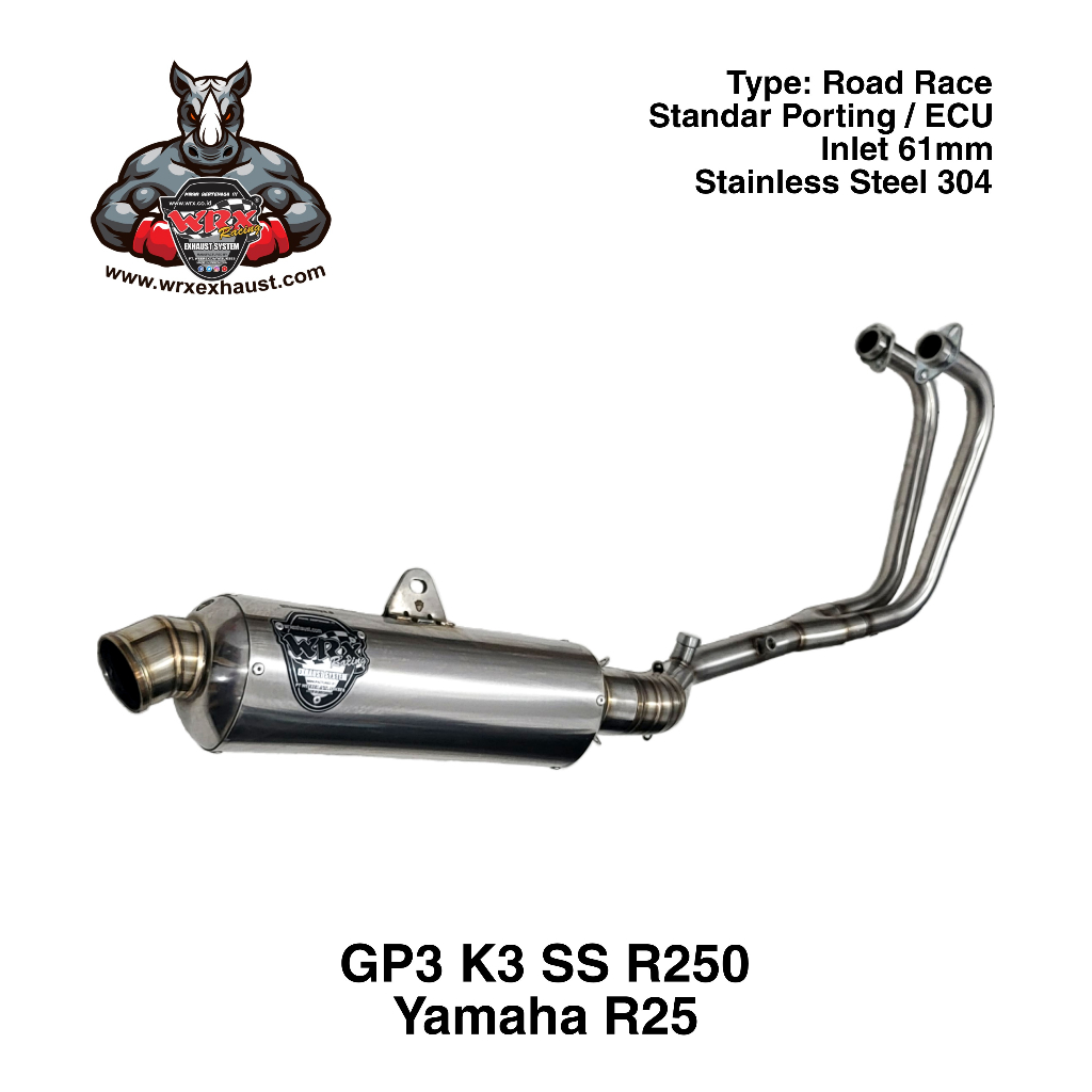 Jual Knalpot WRX GP3 SS R250 R25 | Shopee Indonesia