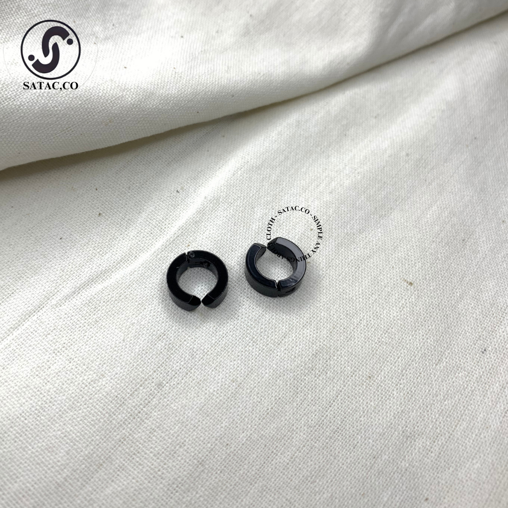 Jual ANTING STEINLESS STEEL // ANTING HITAM PRIA // ANTING DESTA ...