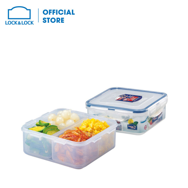 Jual Lock n Lock Food Container Square Short 870ML HPL 823 HPL823 ...