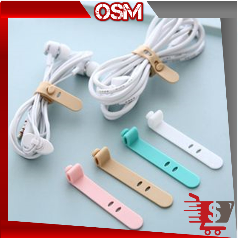Jual OSM - 5196 Tali Pengikat Kabel Karet / Penggulung Kabel / Perapih ...