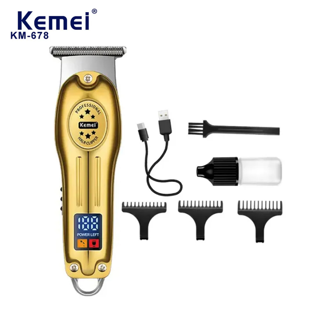 Jual KEMEI KM 678 Mesin Cukur Rambut Elektrik Cukuran Rambut Kumis Jenggot Hair Clipper ...