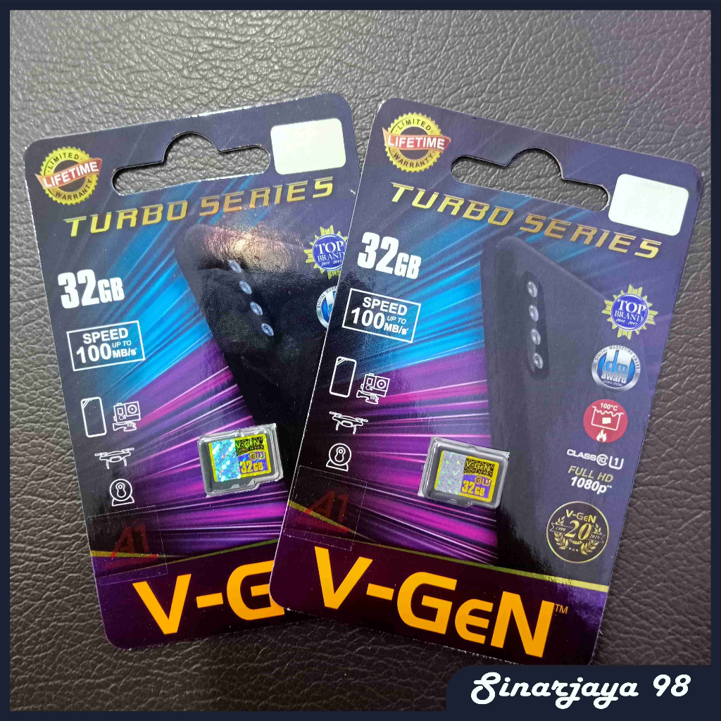 Jual MEMORY VGEN MMC MICRO SD V-GEN 32GB TURBO SERIES CLAS10 GARANSI ...