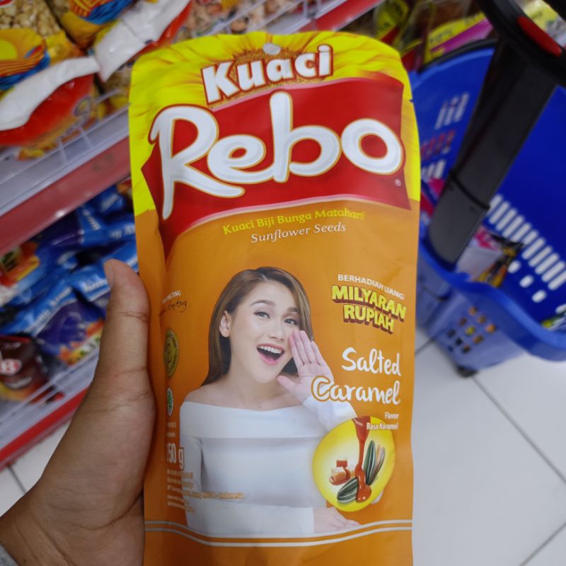 Jual Rebo Kuaci Kwaci Original, Salted Caramel, Milk Flavor | Biji ...