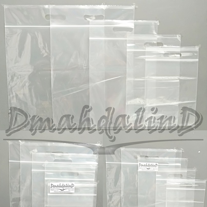 Jual Plastik Klip Pond 30x38+7cm Tebal Ziplock Plong Gagang 30 x 38 ...