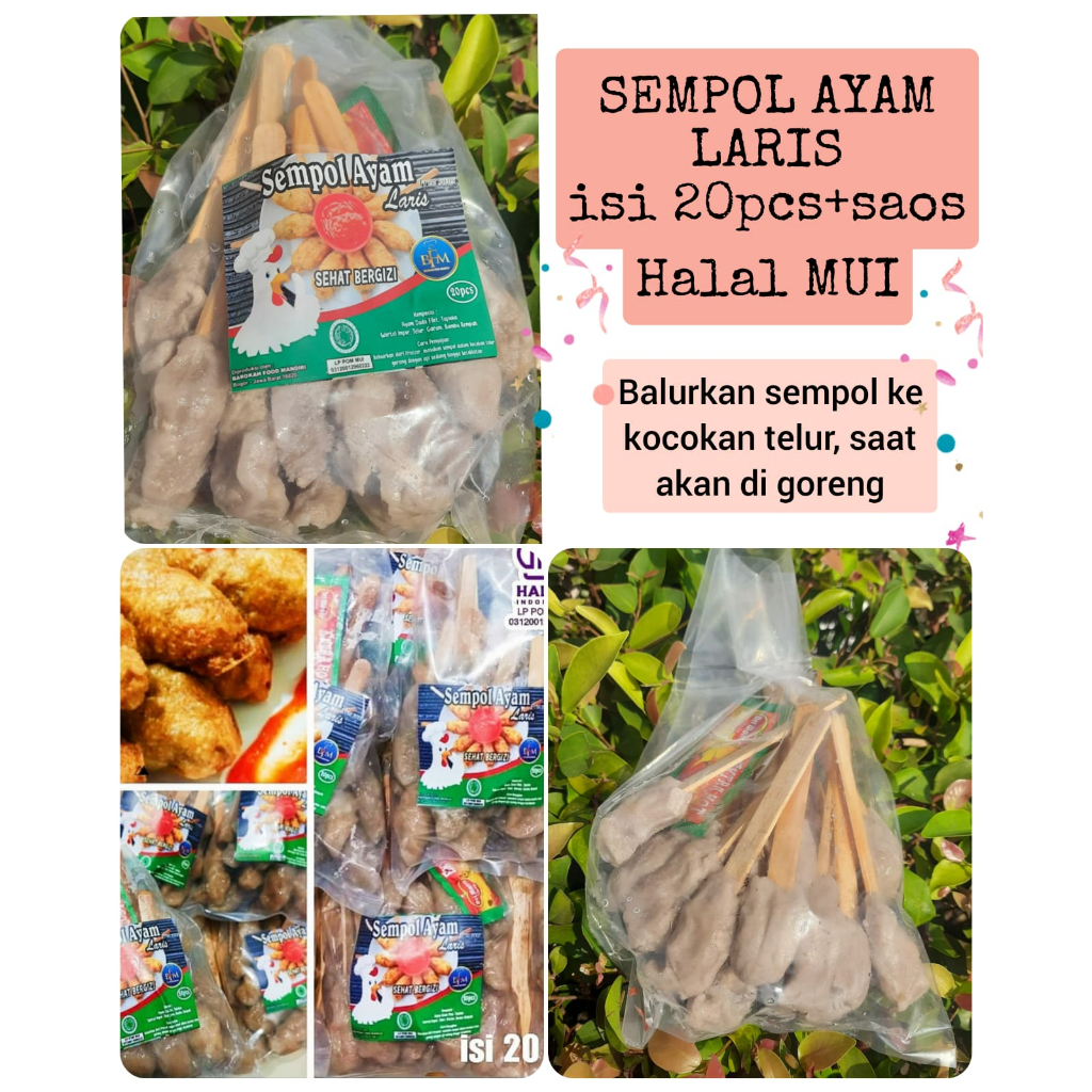 Jual Sempol Ayam isi 20 (kemasan polos) | Shopee Indonesia
