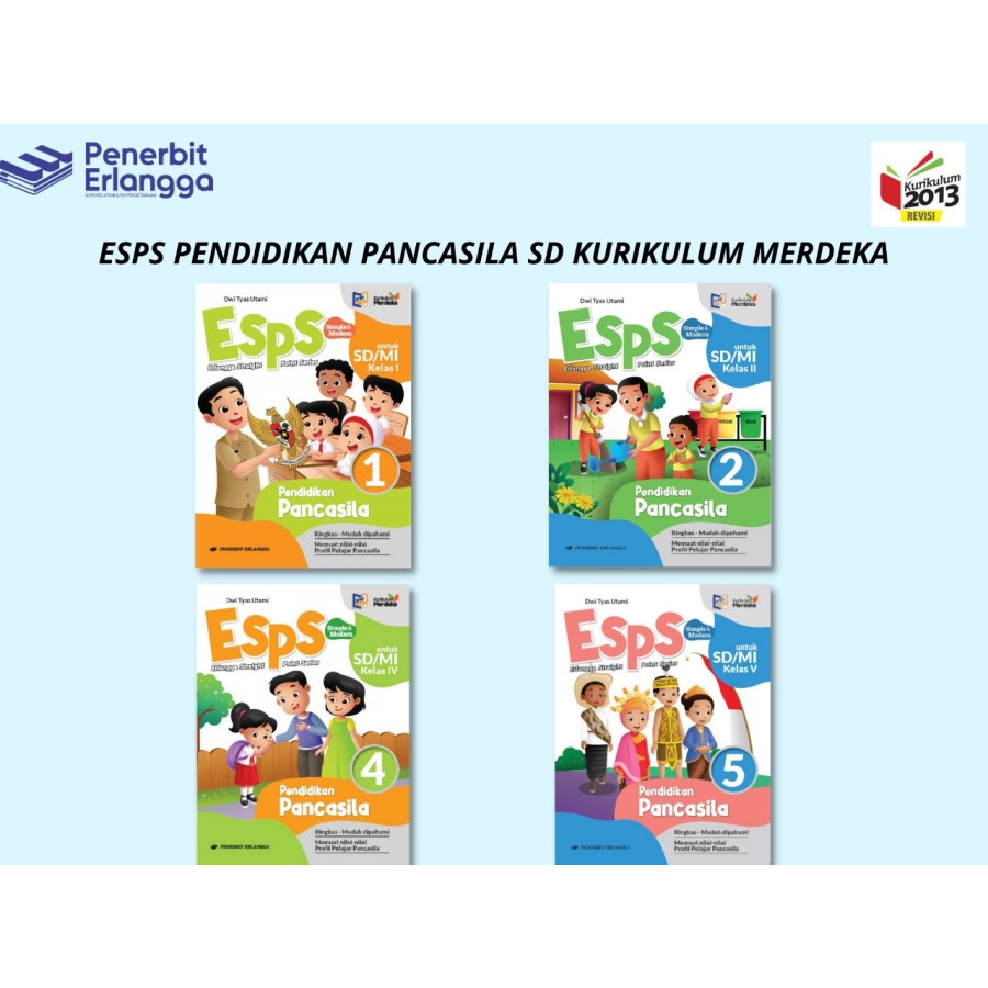 Jual ESPS PENDIDIKAN PANCASILA SD/MI KELAS 1 2 4 5 KM | Shopee Indonesia