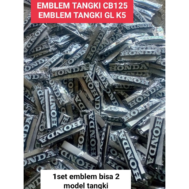 Jual emblem tangki cb125 emblem tangki gL K5 logo tangki cb logo tangki ...
