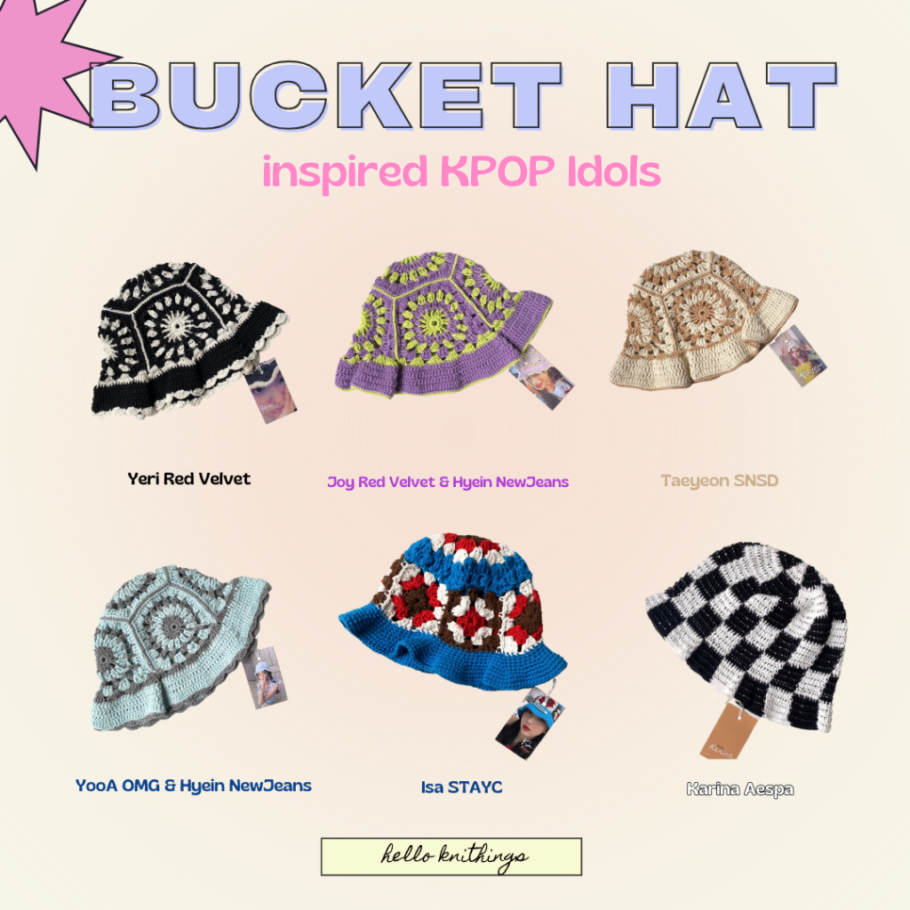 Jual Bucket Hat | Inspired KPOP Idols | Shopee Indonesia