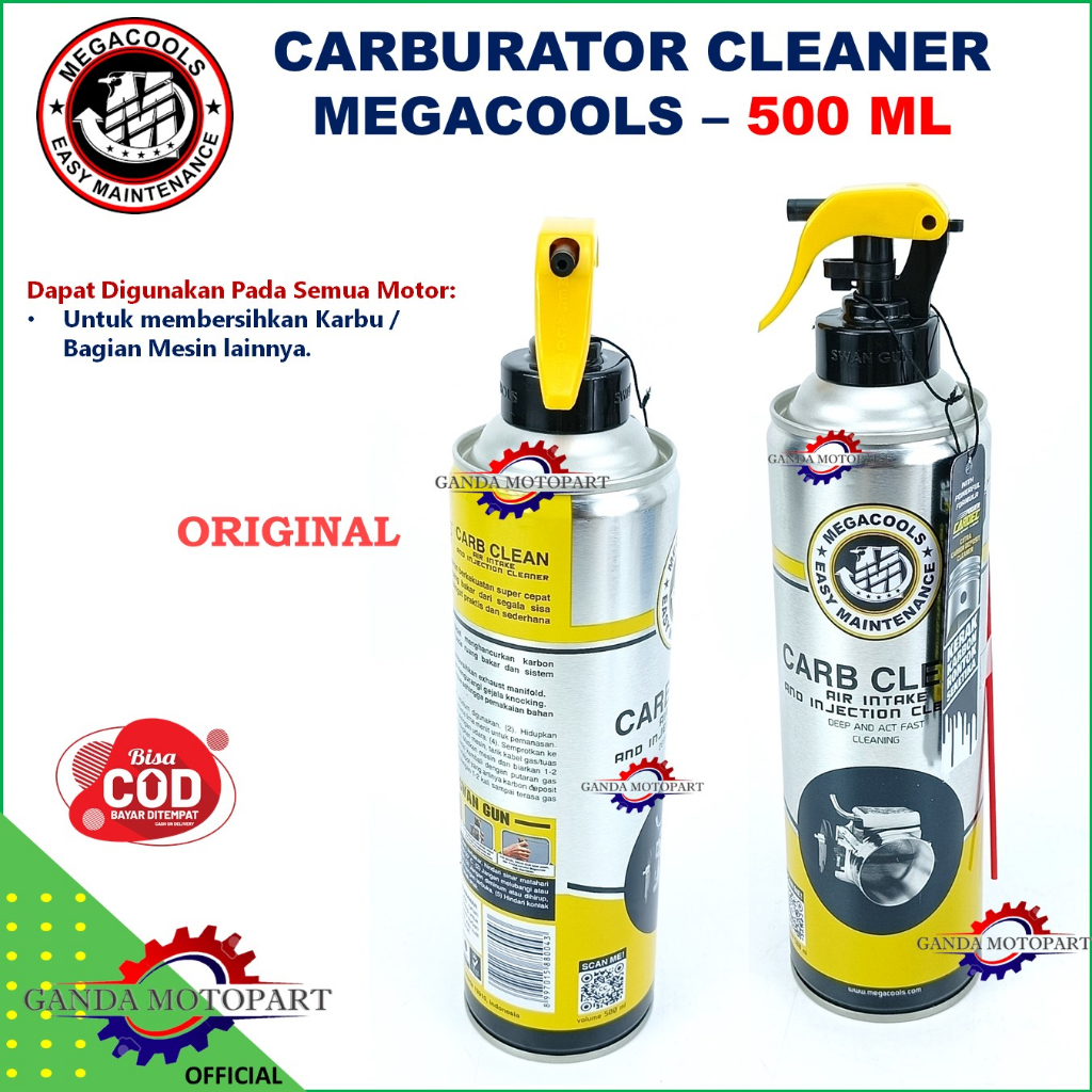 Jual MEGACOOLS UPSOL CARBU CLEANER 500ML BESAR Carbu Karbu Cleaner ASLI ...