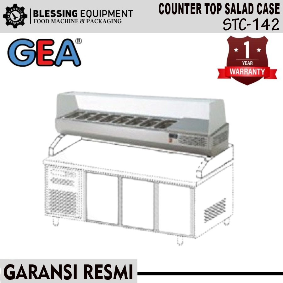 Jual STAINLESS STEEL COUNTER TOP SALAD CASE GEA STC 142/ STC-142 ...