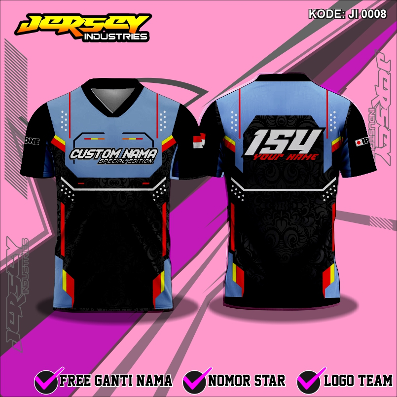Jual JERSEY TEAM BALAP KEKINIAN BISA EDIT NAMA BEBAS | Shopee Indonesia