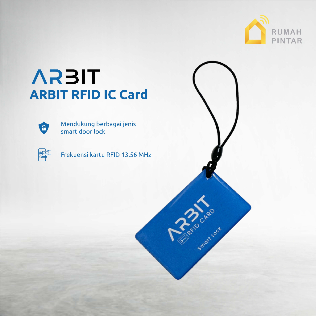Jual ARBIT Kartu RFID IC Card for Smart Door Lock Tap 13.56 MHz ...