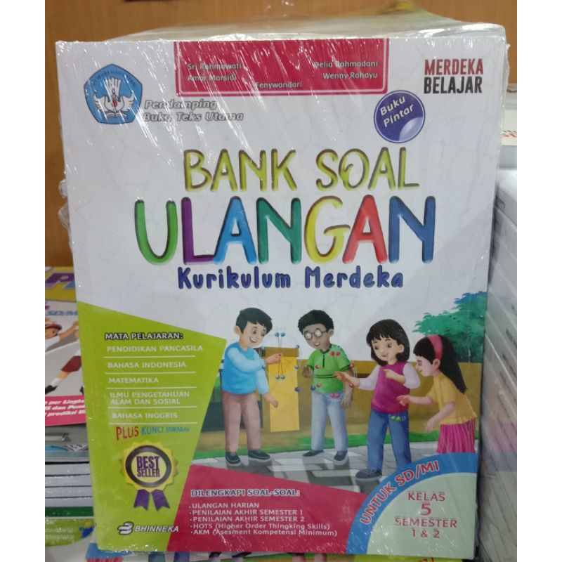 Jual Bank Soal Ulangan Kurikulum Merdeka Kelas 1,2,4,5 Semester 1&2 | Shopee Indonesia