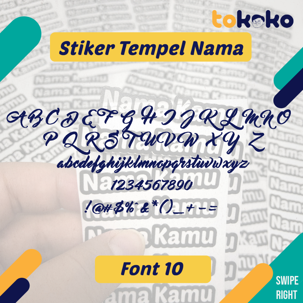 Jual Stiker Buku Nama Tempel isi 65 pcs Label Nama Anak Waterproof Tahan Air Stiker Pensil Warna ...