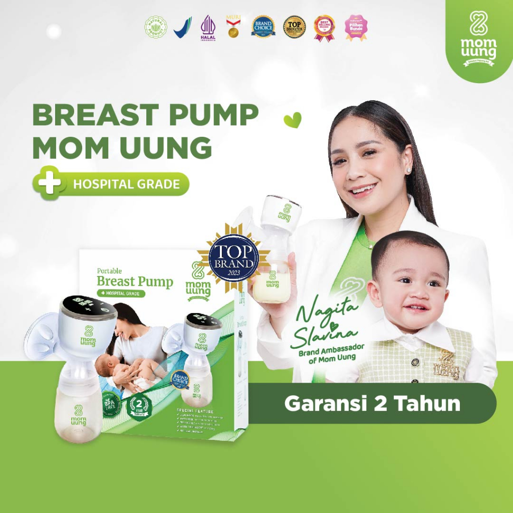 Jual Mom Uung Pompa Asi Portable Ringan | Dual Mode Pijat Hisap | Anti ...