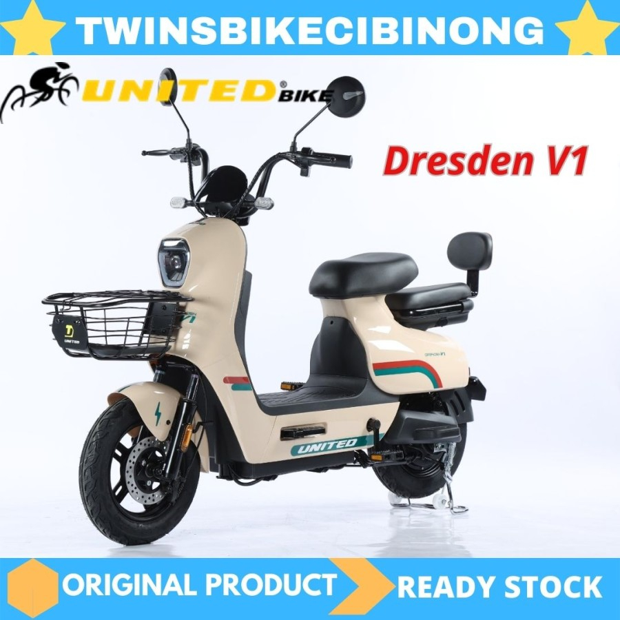 Jual Sepeda Listrik United E Bike Dresden V1 | Shopee Indonesia