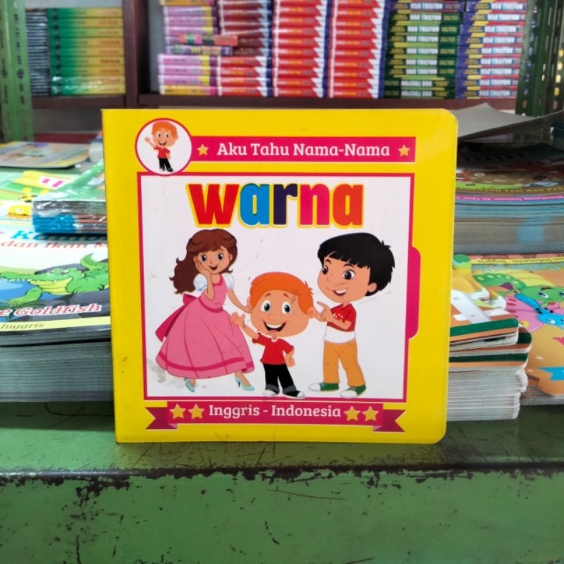 Jual Board Book Anak Murah Mengenal Nama Nama Warna Original | Shopee ...