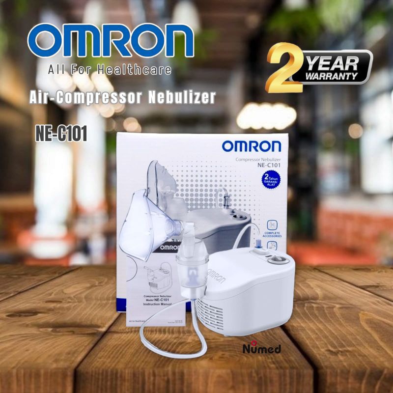 Jual Omron C101 Nebulizer Compressor Original Omron Nebulizer NE-C101 ...