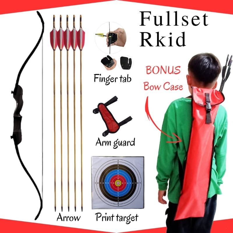 Jual Busur Panah R30 Bonus Tas Paket Lengkap Pemula | Shopee Indonesia