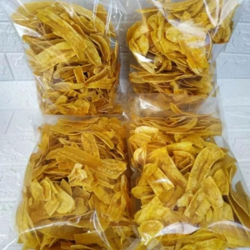 Jual keripik pisang asin kemasan 500gr | Shopee Indonesia