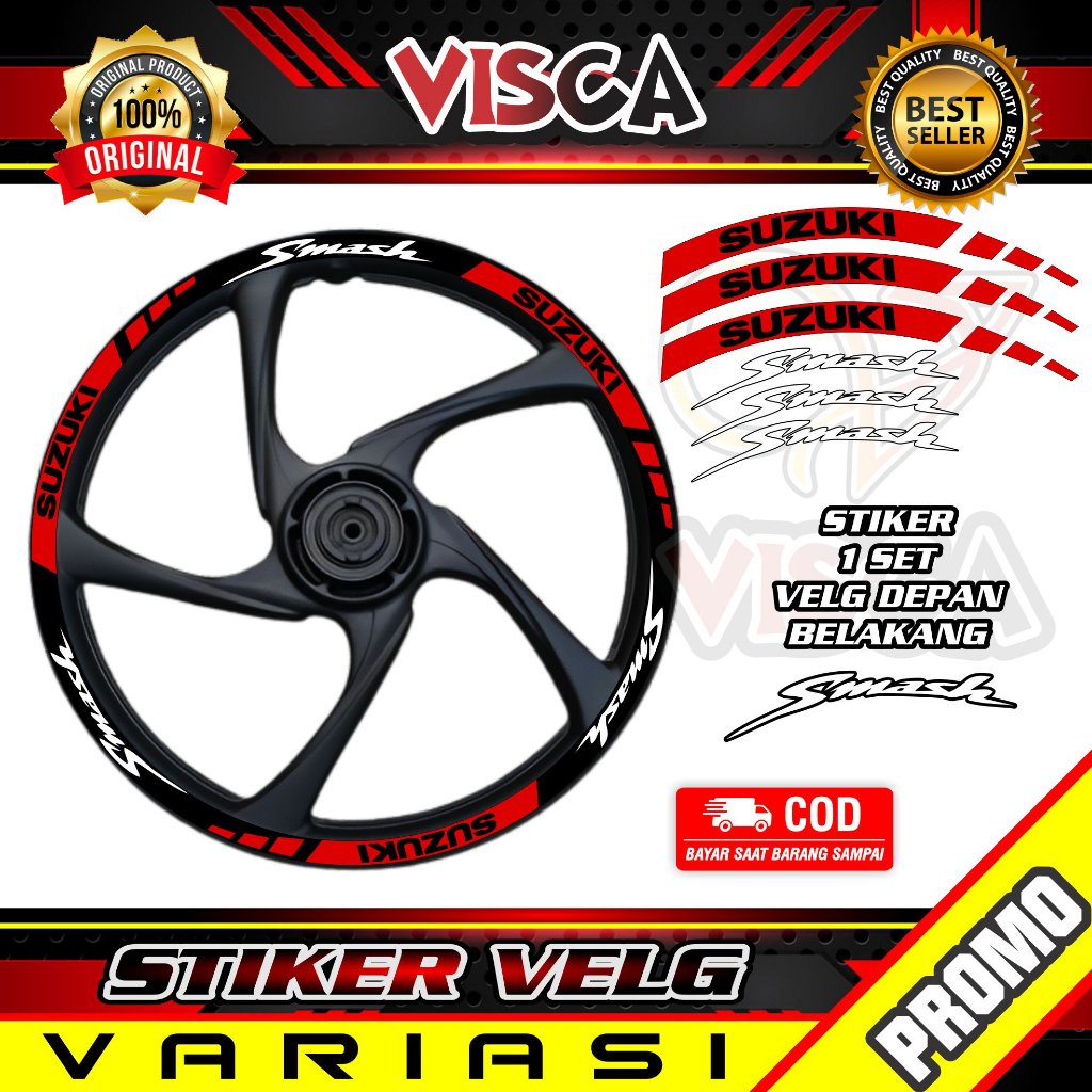 Jual Stiker Velg List Velg Motor Stiker Velg Sticker Velg Smash ...