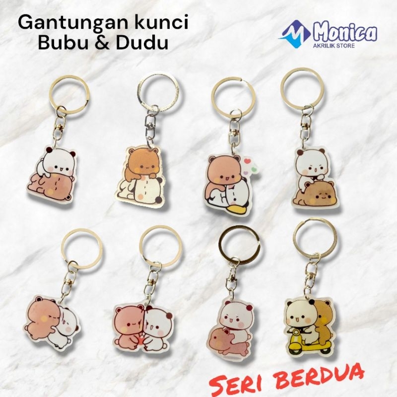 Jual Gantungan Kunci Bubu And Dudu Seri Berdua Shopee Indonesia 