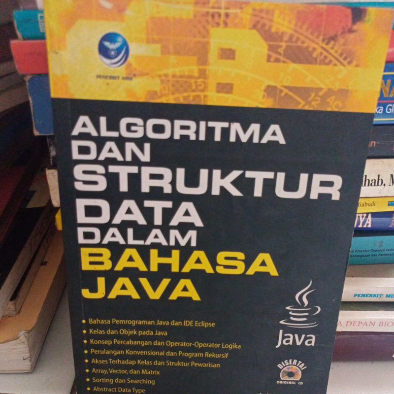 Jual ALGORITMA DAN STRUKTUR DATA DALAM BAHASA JAVA | Shopee Indonesia