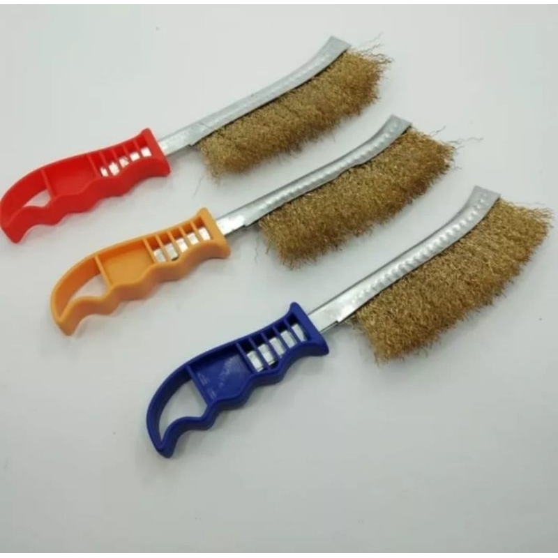 Jual Sikat Baja Kuningan Kawat Brush Las | Shopee Indonesia