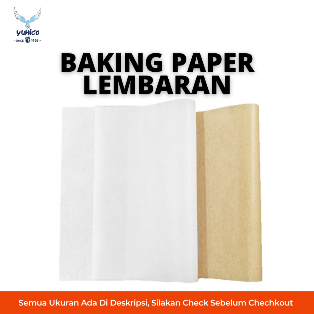 Jual Wrapper Paper | Kertas baking / Parchment Paper Sheets for Baking ...