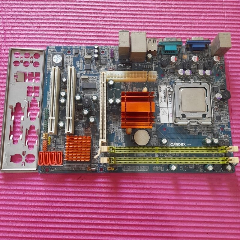 Jual Motherboard intel G41 Soket 775 DDR3 + Proc | Shopee Indonesia
